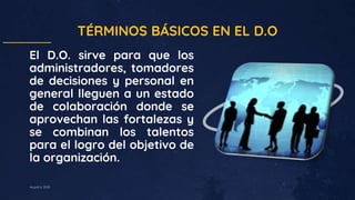 TÉRMINOS BÁSICOS EN EL DESARROLLO ORGANIZACIONAL | PPTX