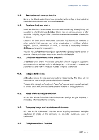 Terminos condicionesgoldbex en | PDF