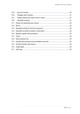 Terminos condicionesgoldbex en | PDF