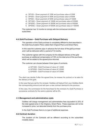 Terminos condicionesgoldbex en | PDF