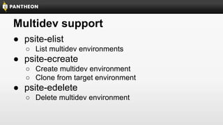 Terminus, the Pantheon command-line interface | PDF | Operating Systems | Computer Software and ...