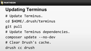 Terminus, the Pantheon command-line interface | PDF | Operating Systems | Computer Software and ...