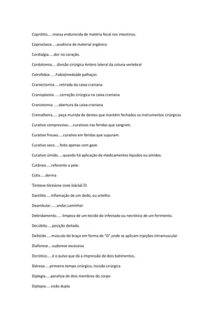 Termiologia a z | DOCX