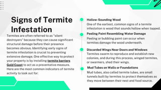 Termite Barrier Gold Coast: Protect Your Property from Termite Damage | PDF