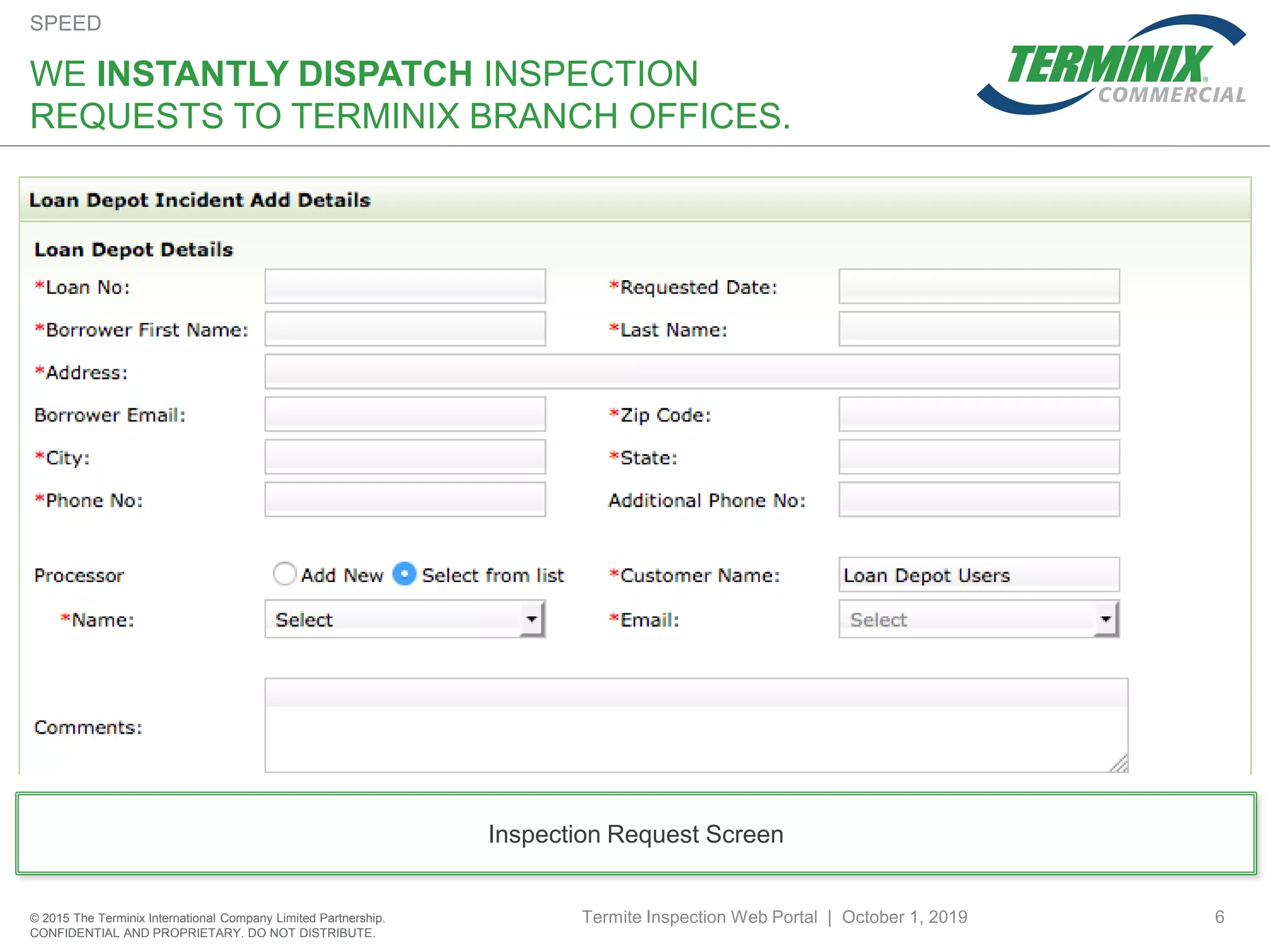 Termite inspection portal - terminix | PDF
