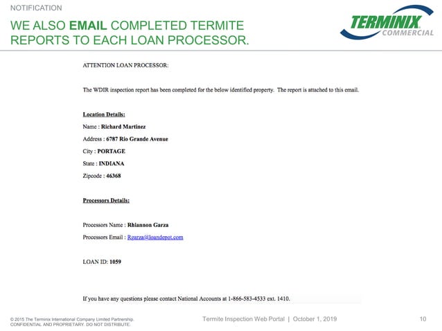 Termite inspection portal - terminix | PDF | Computer Software and ...