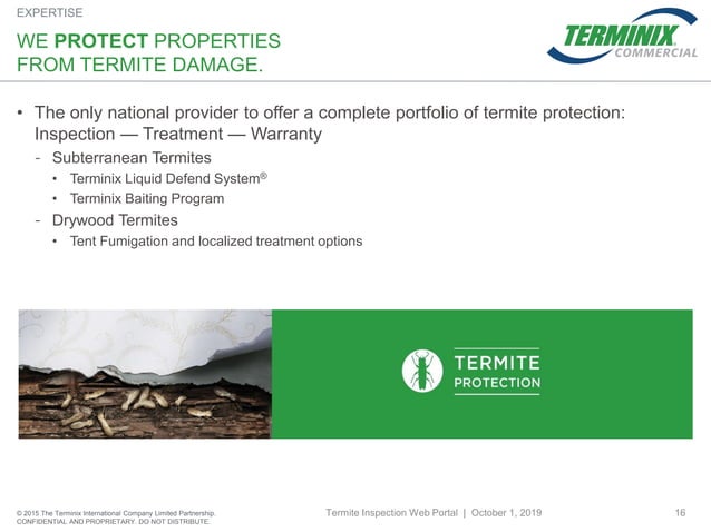 Termite inspection portal - terminix | PPT
