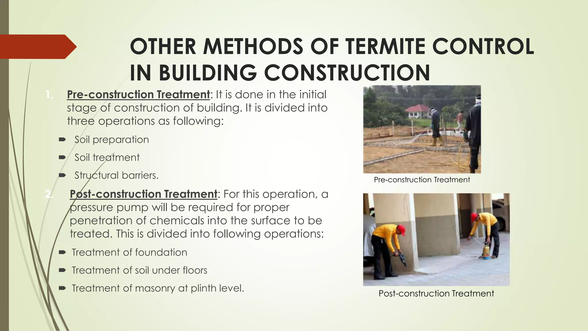 Termite proofing materials | PPTX