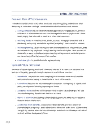Term life | PDF
