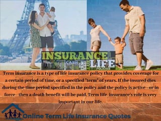 Term life insurance | PPT