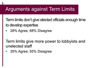 The 2014 Simon Poll - Voter Opinions on Term Limits in Illinois | PPT