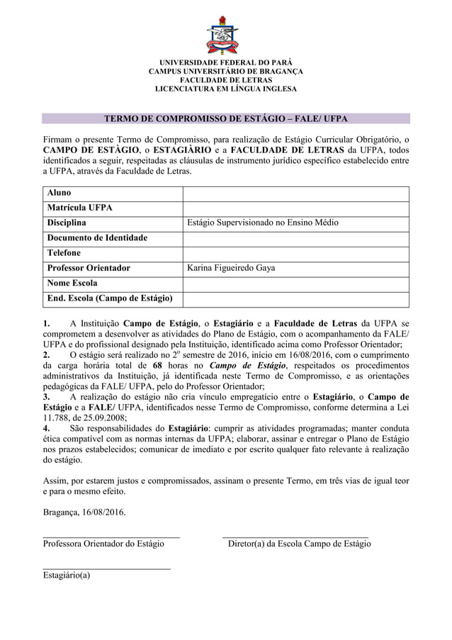Termo de compromisso assinado | PDF Termo de compromisso assinado | PDF
