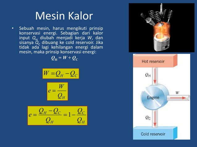 Termodinamika dan mesin kalor | PPTX