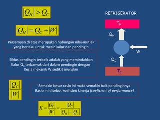 Termodinamika dan mesin kalor | PPTX