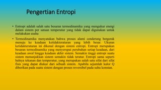 Termodinamika ii & iii. kel2 | PPTX