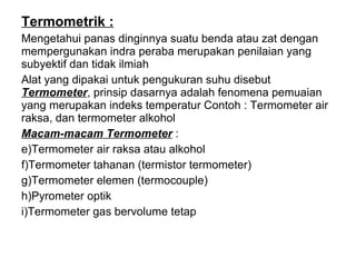 Termodinamika suhu dan kalor non reg | PPT