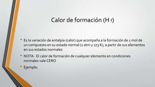 TERMODINÁMICA Y TERMOQUÍMICA PRESENTACION | PPTX