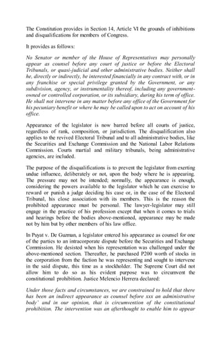 Term of office of senators | DOC