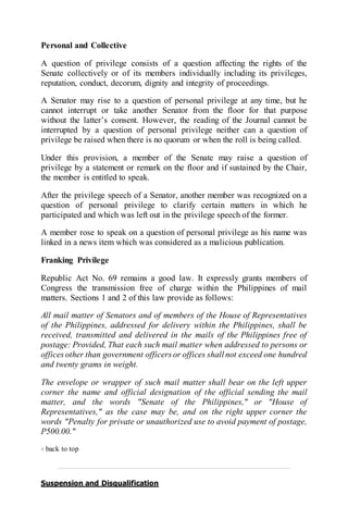 Term of office of senators | DOC