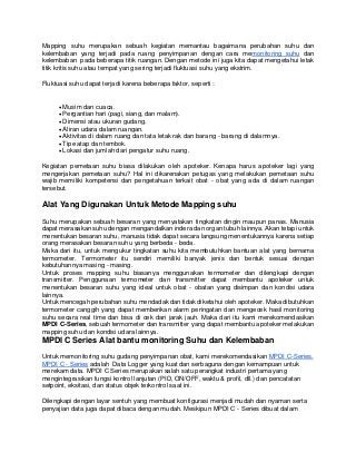 Alat Monitoring Suhu Untuk Gudang Obat | PDF