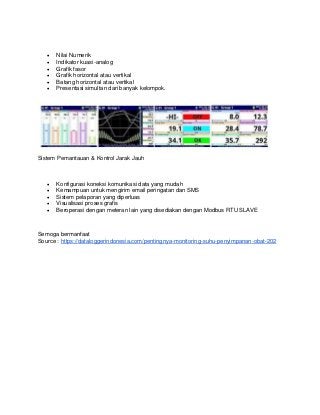 Alat Monitoring Suhu Untuk Gudang Obat | PDF