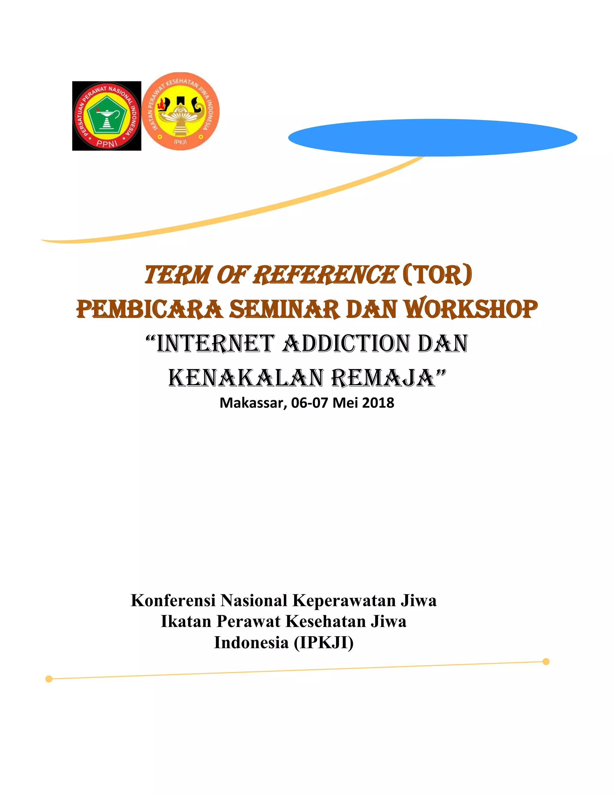 Term of reference narasumber | PDF