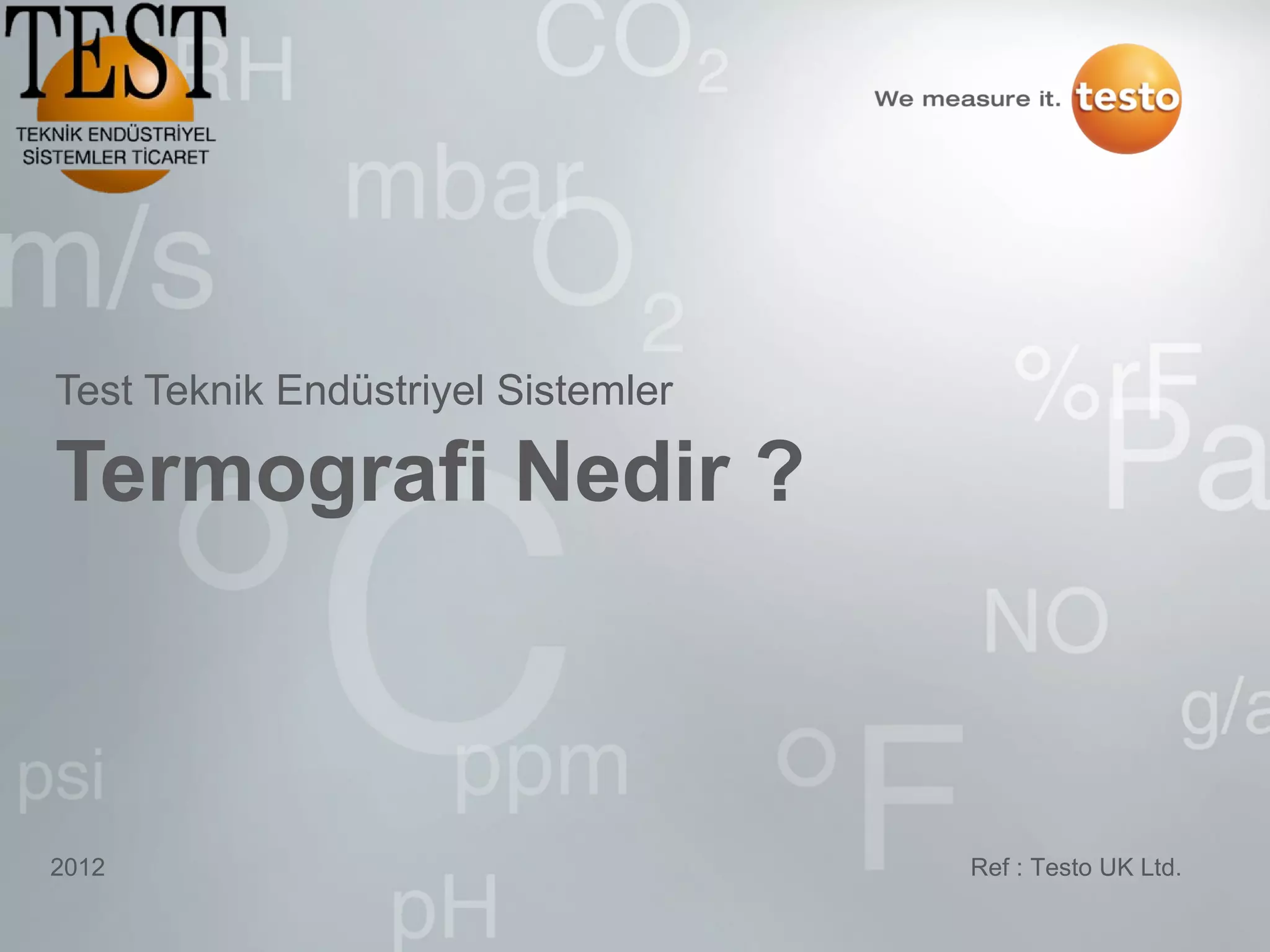 Termografi nedir | PPT