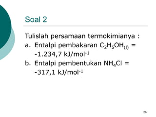 Termokimia-Entalpi juga.ppt