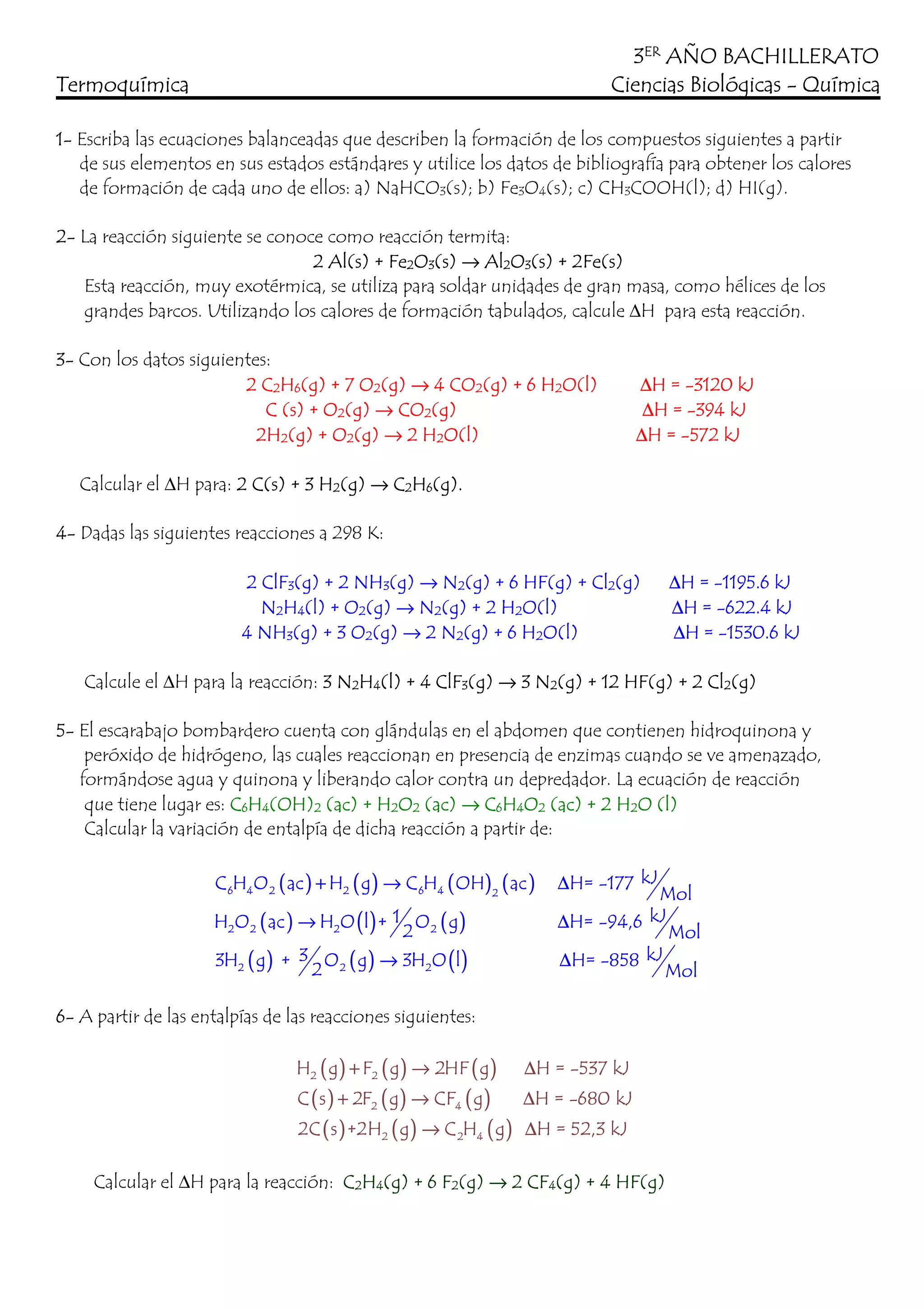 Termoquímica | PDF