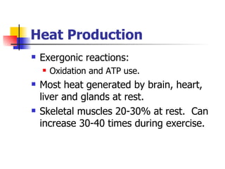 termoregulation | PPT | Endocrine and Metabolic Diseases | Diseases and ...