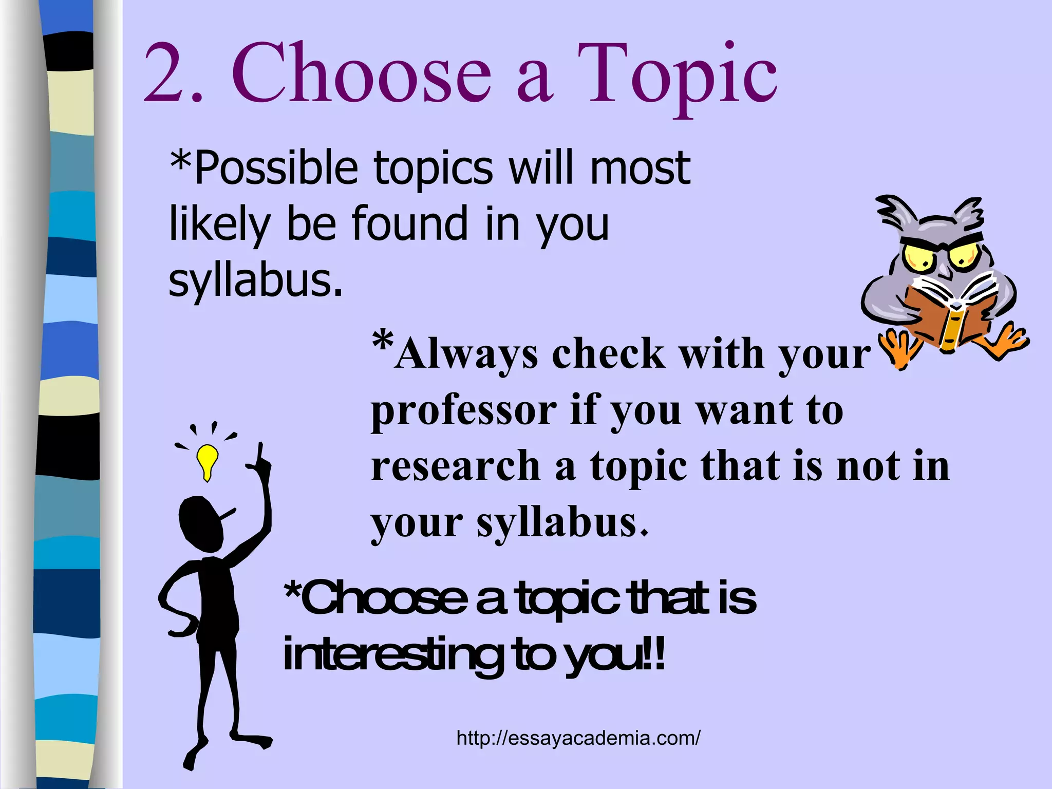 Structure of Term papers | PPT