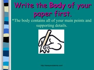 Structure of Term papers | PPT