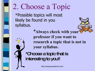 Structure of Term papers | PPT