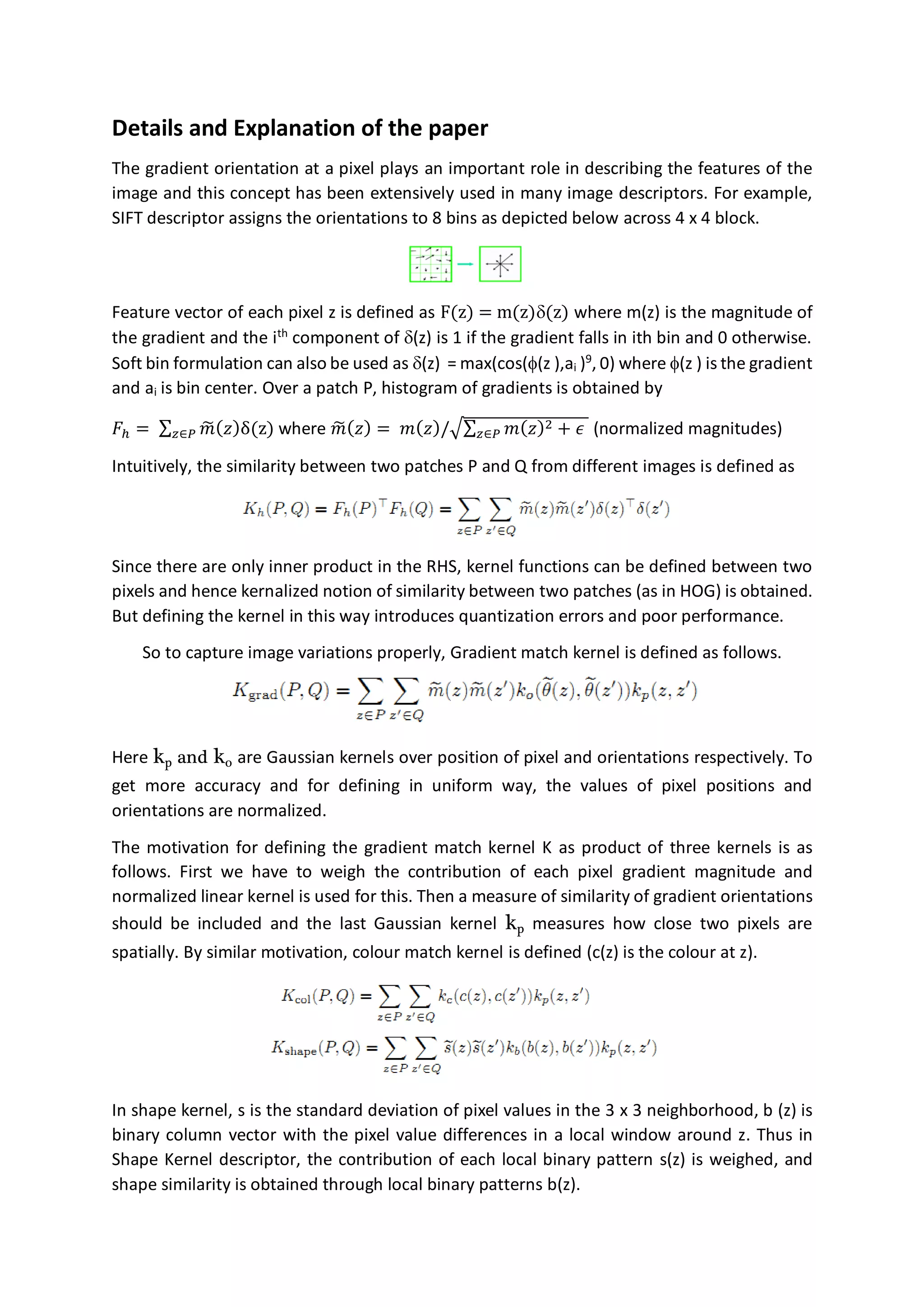 Kernel Descriptors for Visual Recognition | PDF