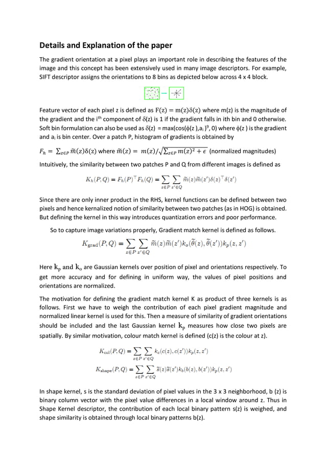 Kernel Descriptors for Visual Recognition | PDF