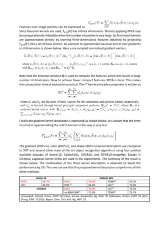 Kernel Descriptors for Visual Recognition | PDF