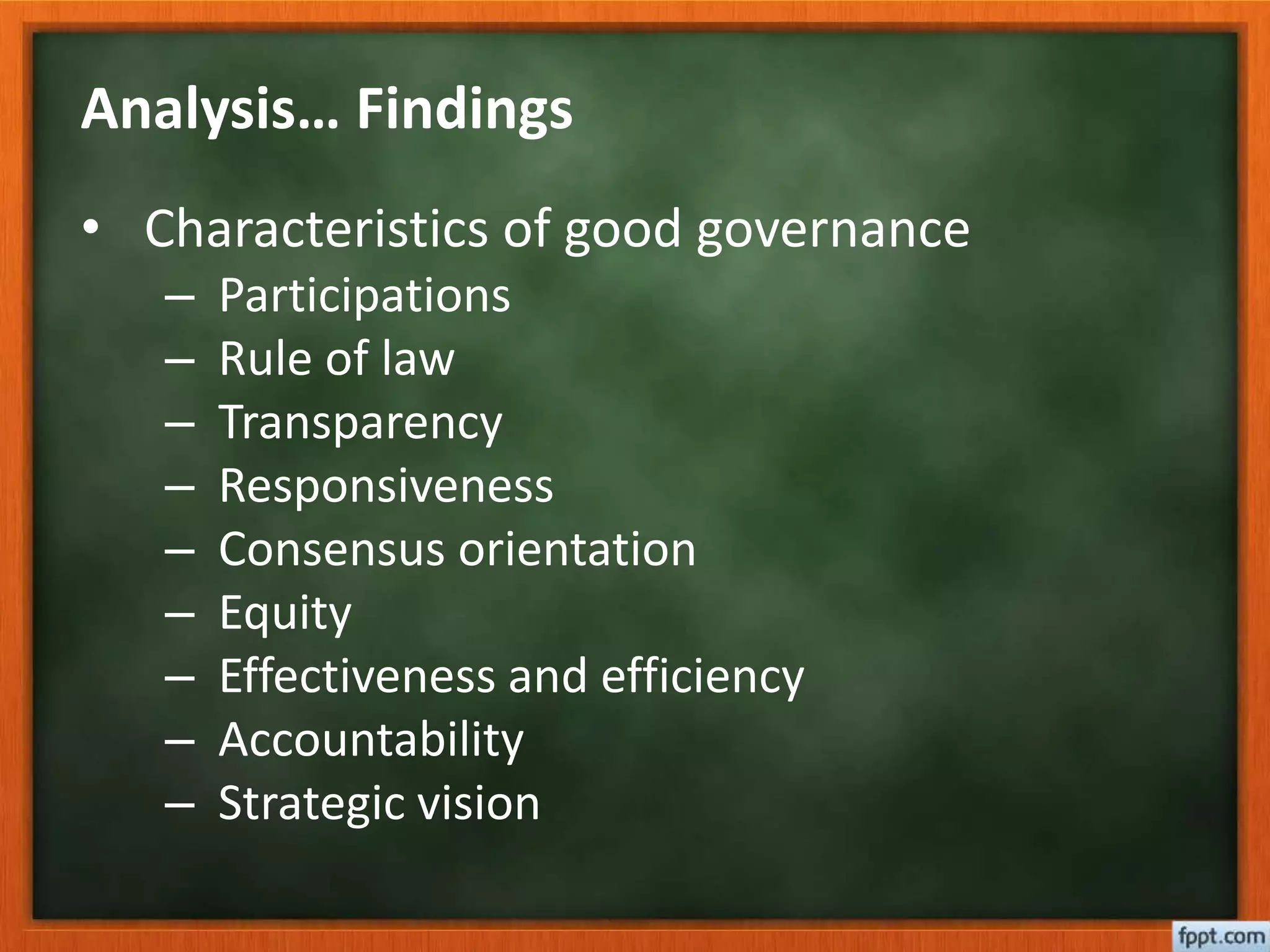 Civil society and good governance | PPTX