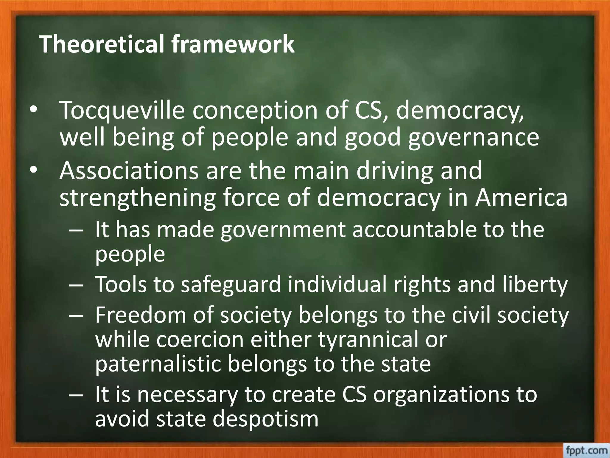 Civil society and good governance | PPTX