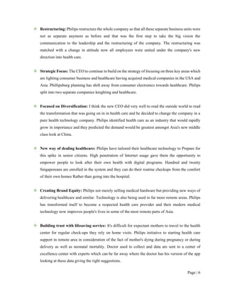 Case Analysis " How Philips Nearly Went Bankrupt" | PDF
