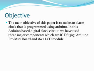 Term paper alarm clock | PPTX