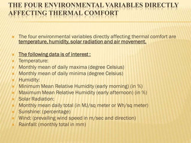 passive design strategies in composite & warm-humid climates. | PDF ...