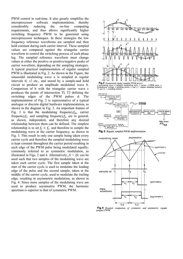 pulse width modulated inverter techniques | PDF | Digital Audio ...