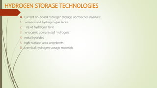 technology used for storage of liquid hydrogen | PPTX