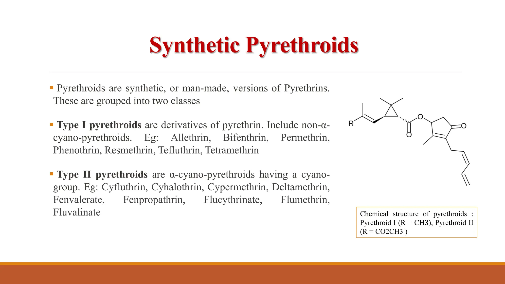Structure and mode of action of synthetic Pyrethroids | PPTX ...