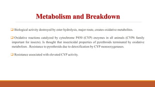Structure and mode of action of synthetic Pyrethroids | PPTX ...