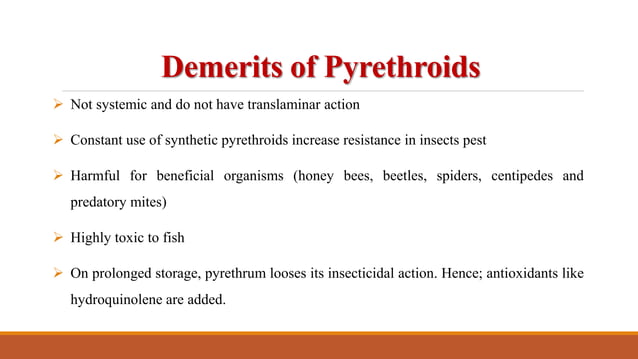 Structure and mode of action of synthetic Pyrethroids | PPTX | Chemistry | Science