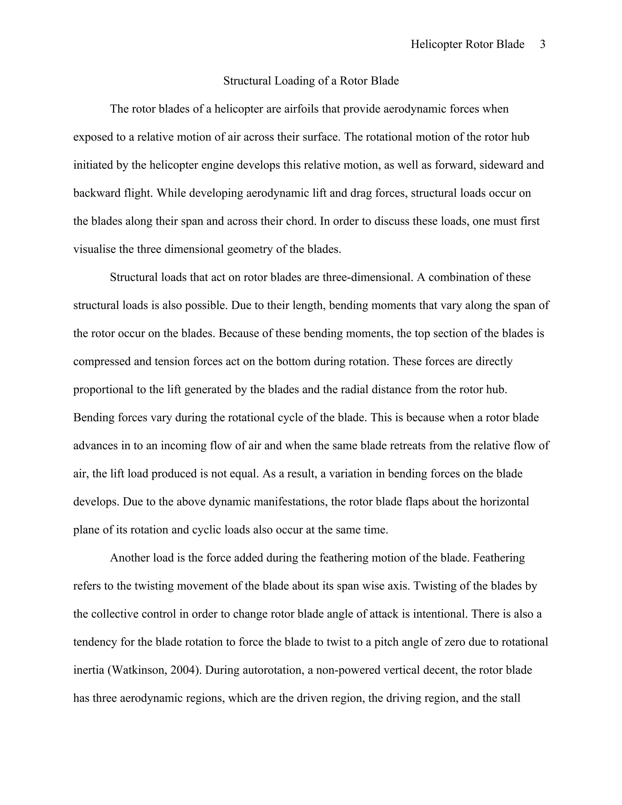 Helicopter rotor blade design process | DOC