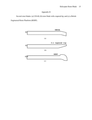 Helicopter rotor blade design process | DOC