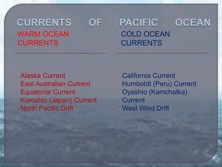 Major Oceanic Currents of the World | PPT