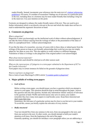 Term paper guideline | PDF